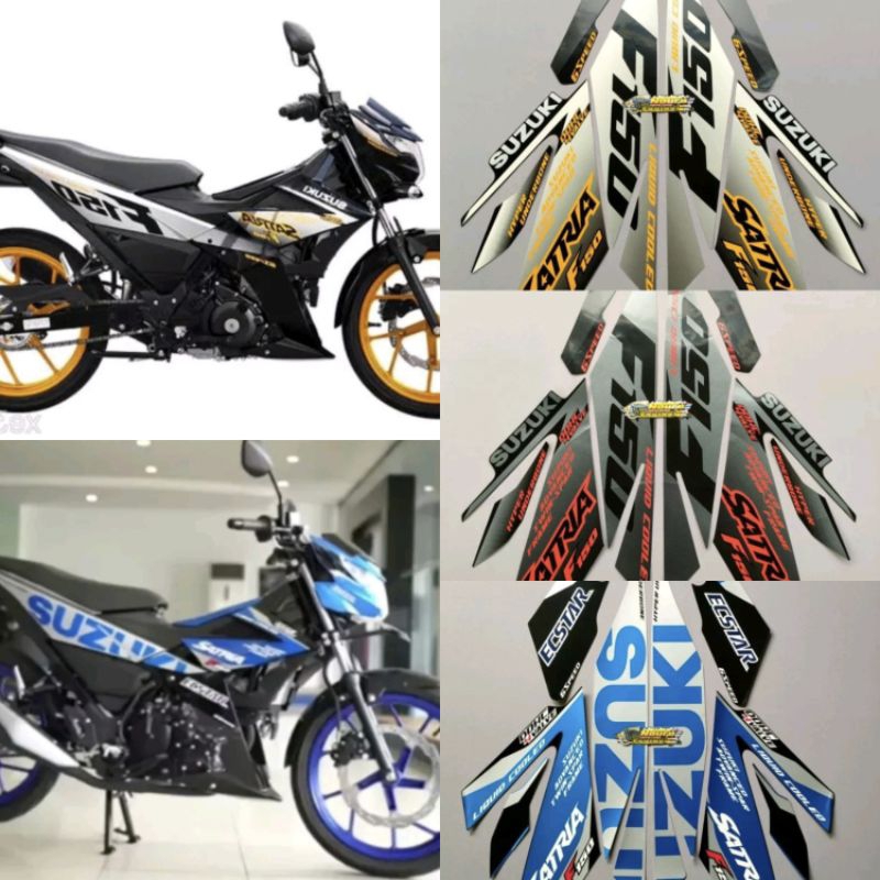 Striping Suzuki Satria Fu facelift 2018 2019 2020 2021 2022 2023 ...