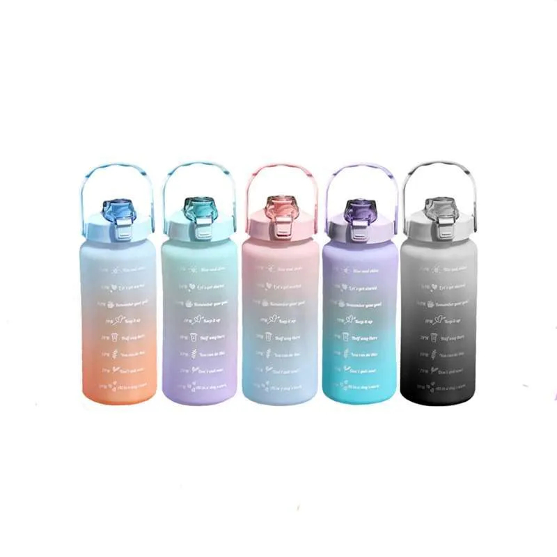 Goto Botelo Motivational Drinking Bottle 2 Liter Bottle Tumblr Water ...