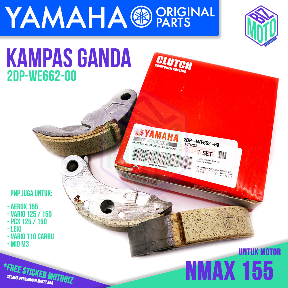 Yamaha Double Lining 2DP Nmax Click 125 150 Aerox PCX Mio M3 ORIGINAL ...