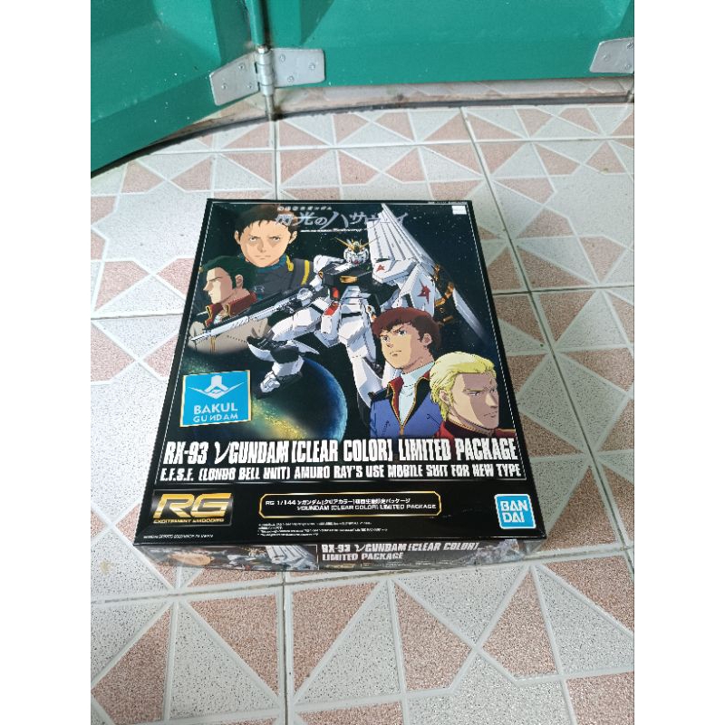 Rg 1/144 Nu Gundam [clear color] limited package EFF | Shopee Philippines