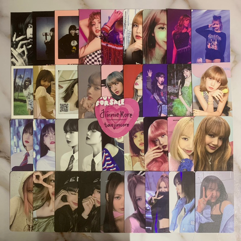 Blackpink LISA VARIOUS OFFICIAL PHOTOCARD ALBUM SQUARE UP KTL HYLT ...