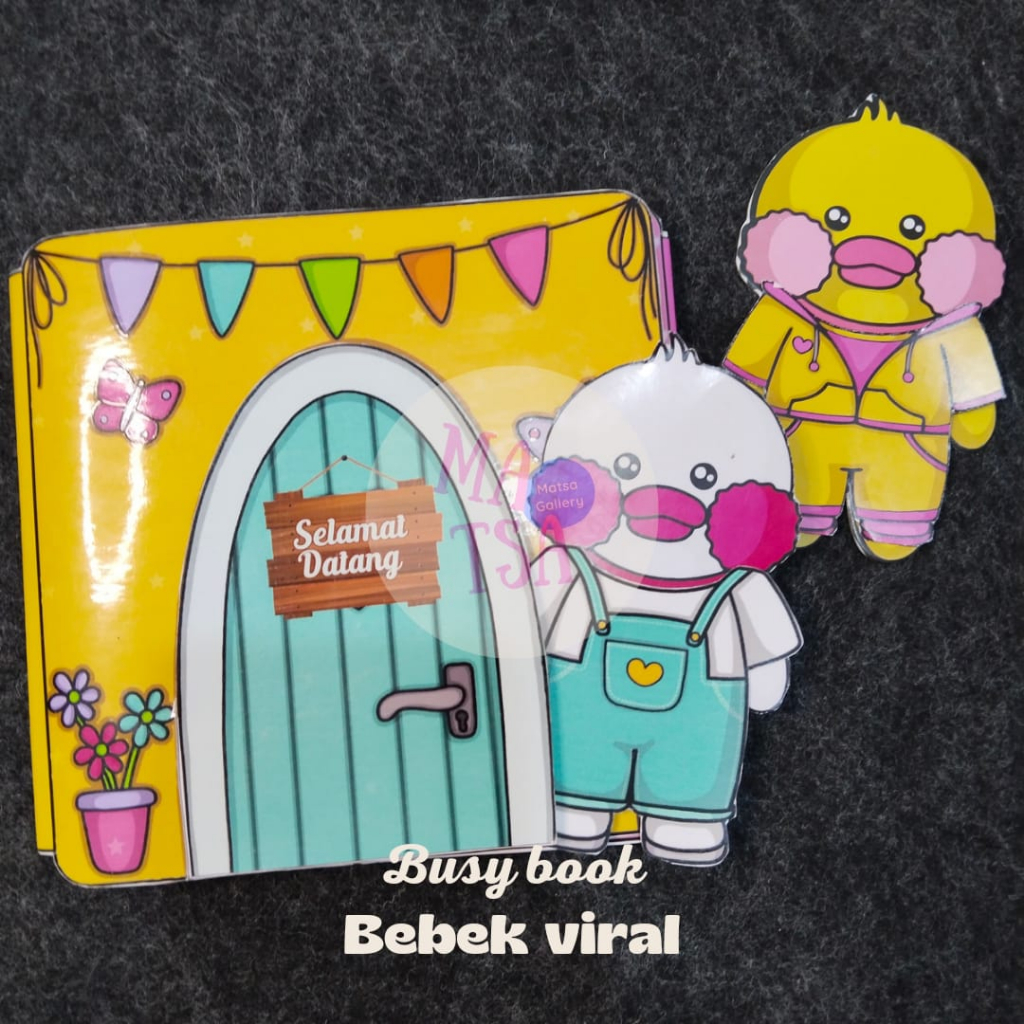 Busy book Duck viral Children's Educational Toys Scissors And Stick ...