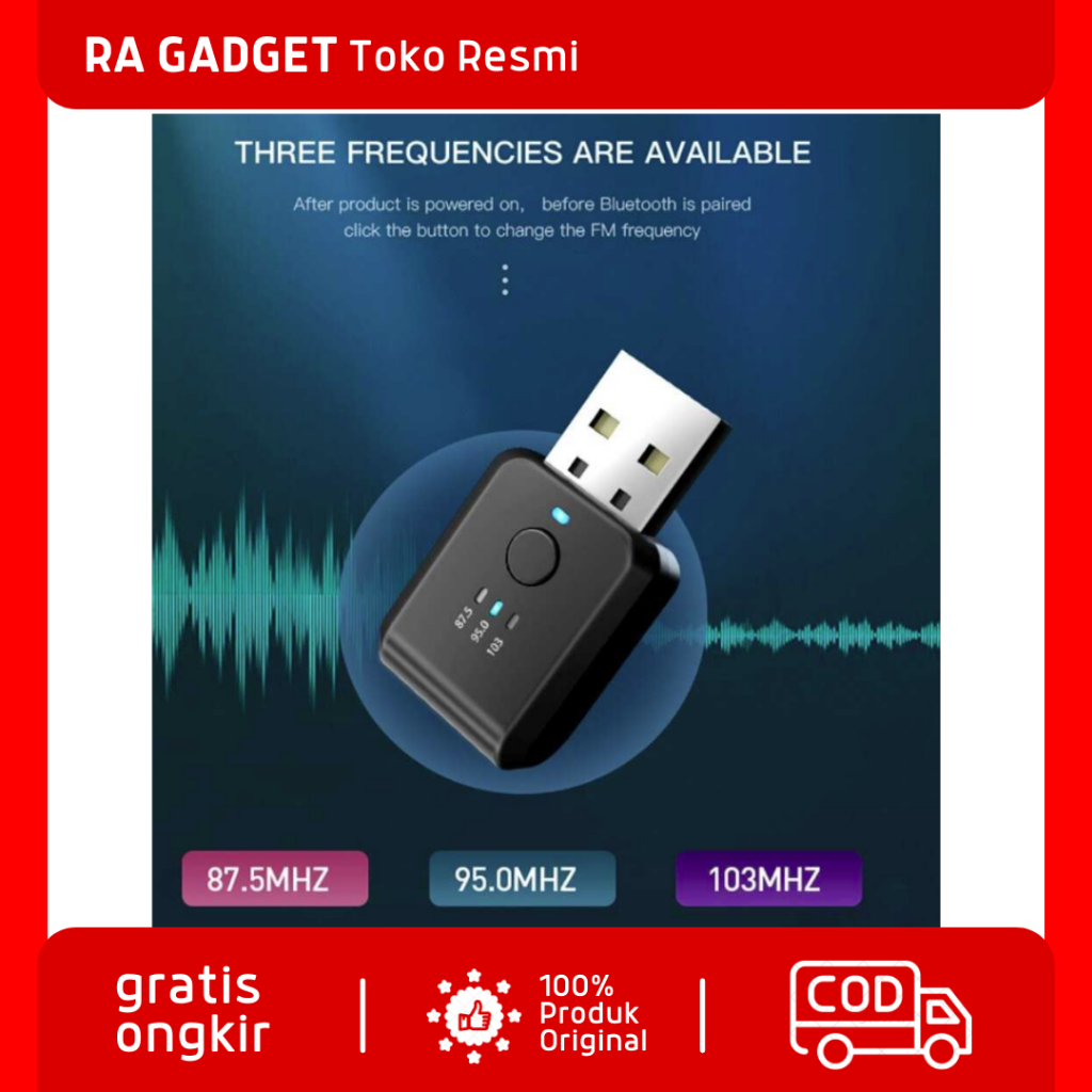 Usb Dongle Car Bluetooth 5.1 Fm Transmitter Adapter/Usb Audio ...