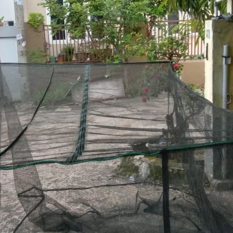 Fish cage with zipper closure 3m x 3m x 1.8m fish waring floating net ...