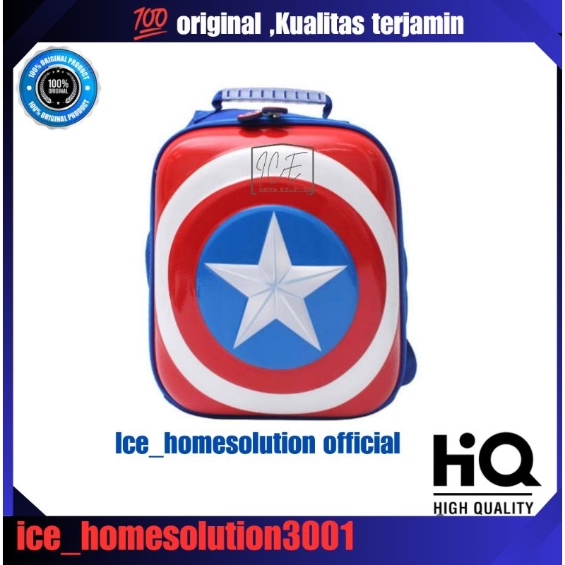 Marvel Children's Backpack Captain America Hardshell Square/Kids ...