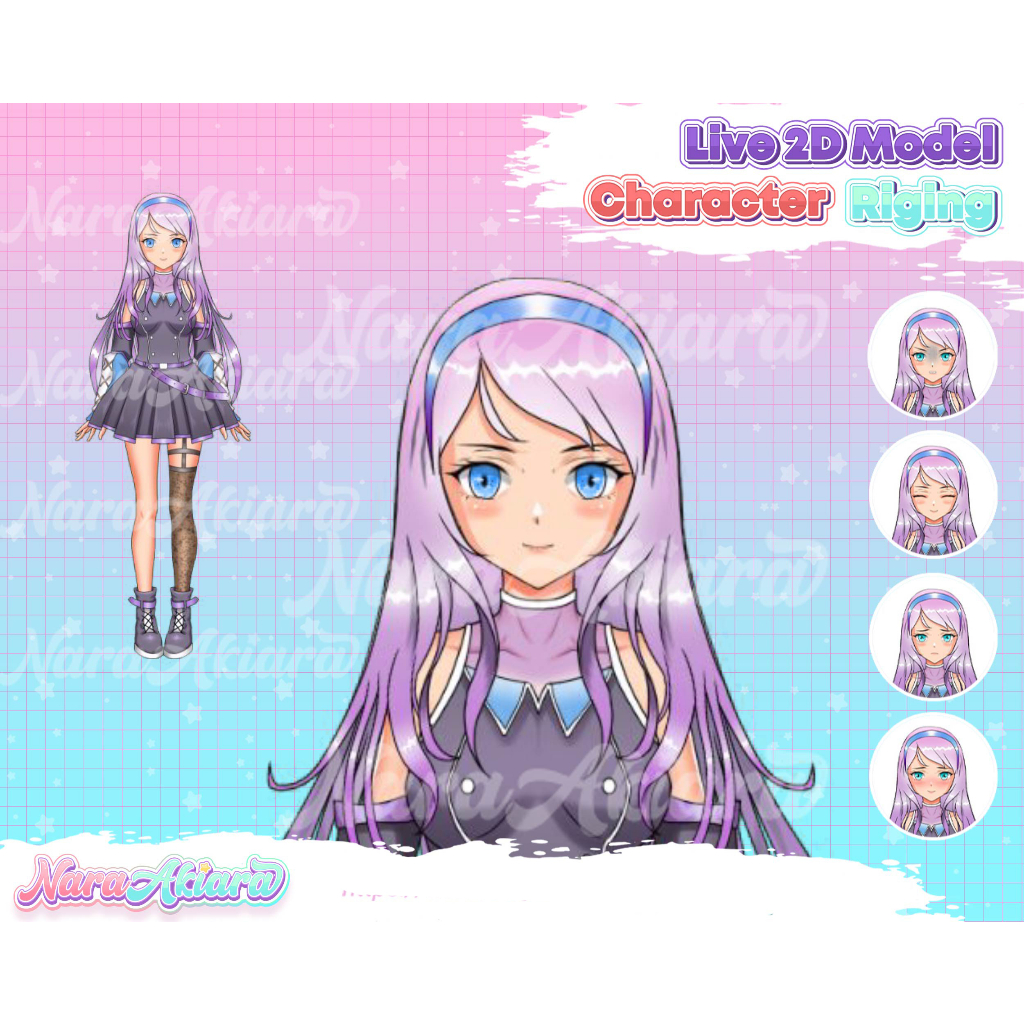 Upgrade Your Streaming with Ready-to-Use Vtuber Live2d Anime Characters ...