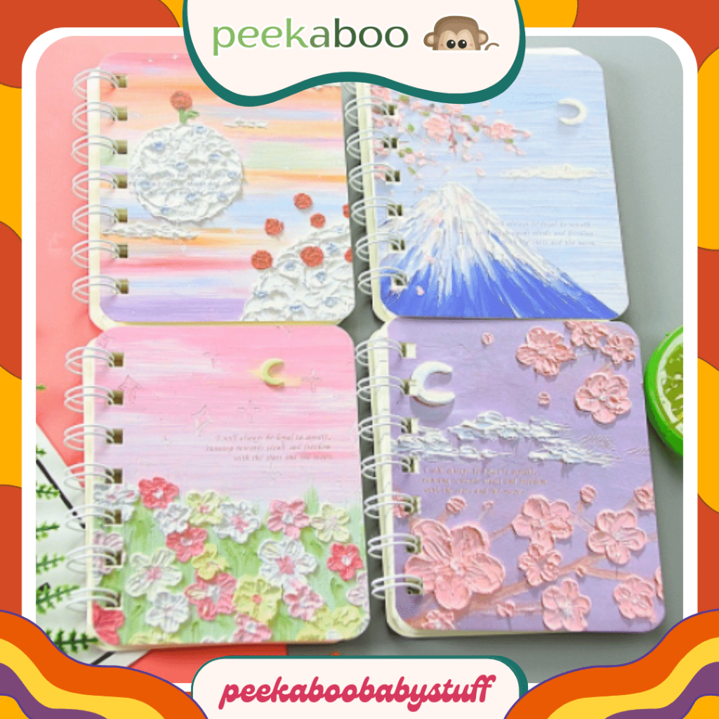 Notebook RING MINI Cartoon MOTIF NOTEBOOK SPIRAL MEMO NOTEBOOK BINDER ...
