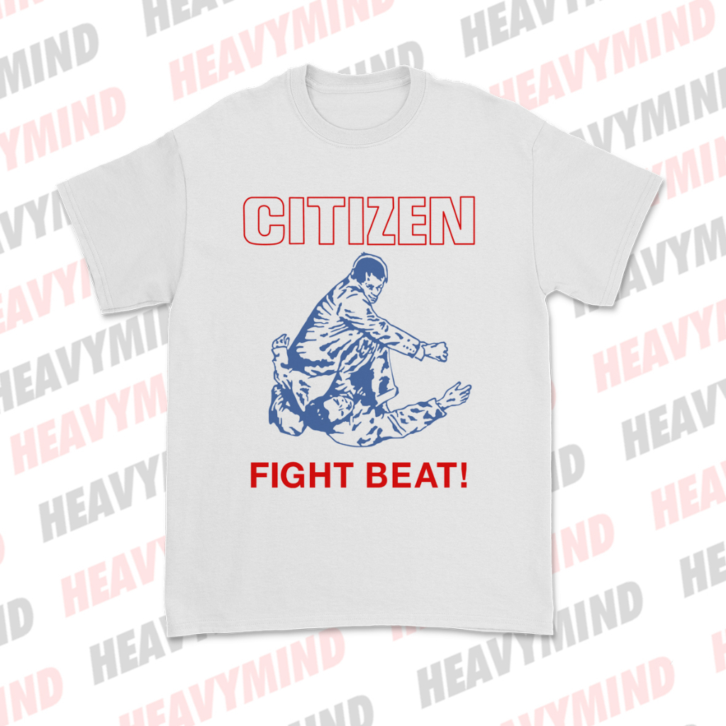 Citizen Fight Beat Free Sticker Band T-shirt | Shopee Philippines