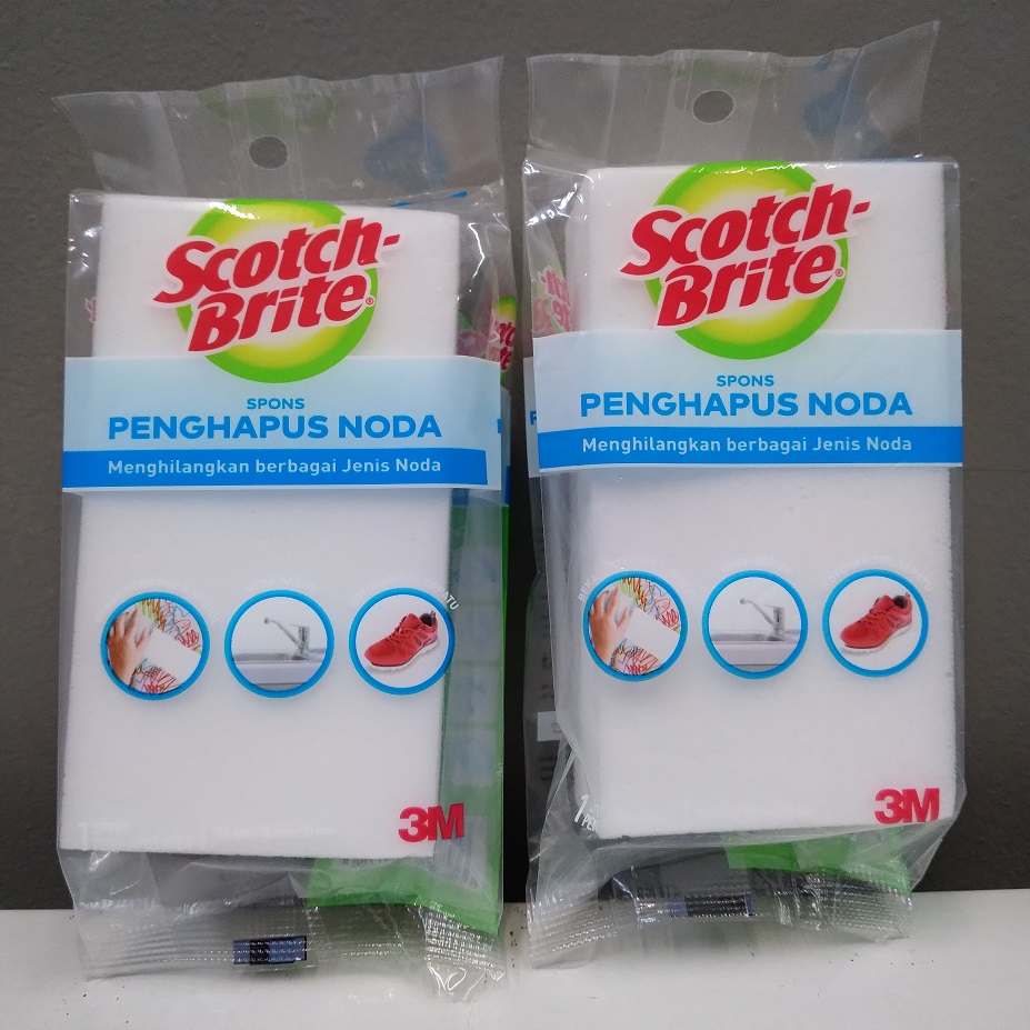 3m scotch brite magic Sponge Cleaning And Stain Remover ID83 | Shopee ...