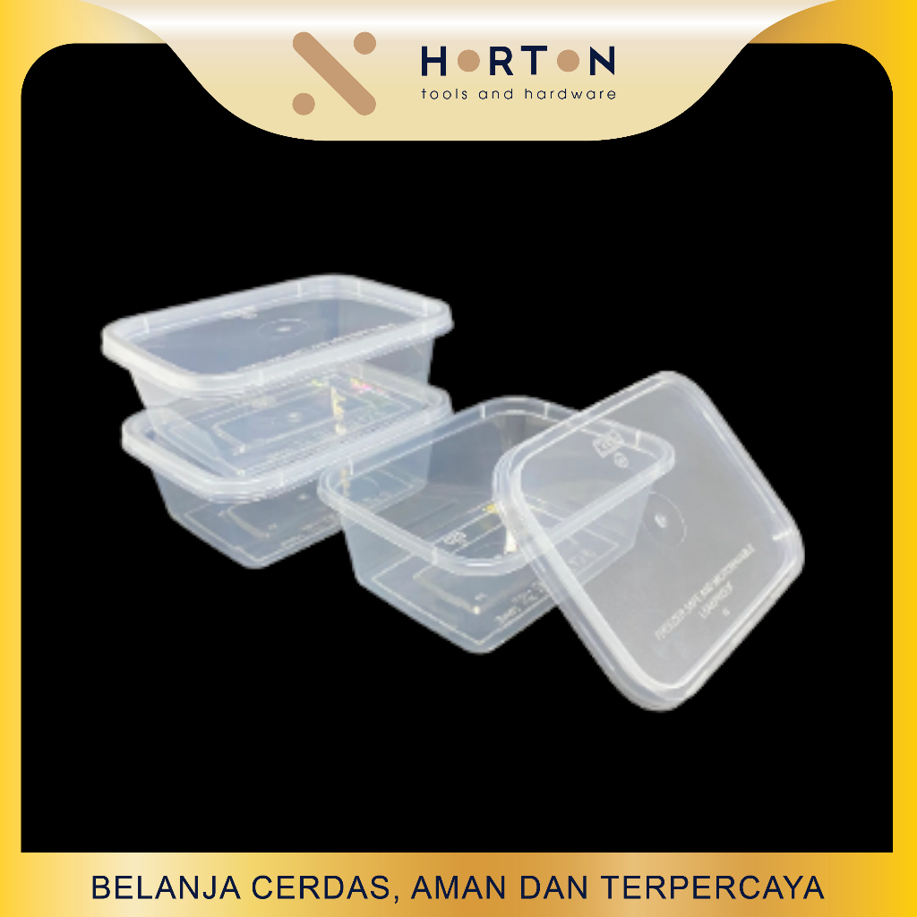 Plastic Lunch Box / Thinwall / Rectangular Food Container 200ml ...