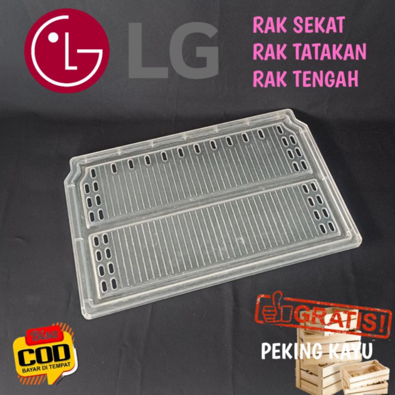 LG Refrigerator Divider Shelf with Coaster Size 45- x 28cm | Shopee ...