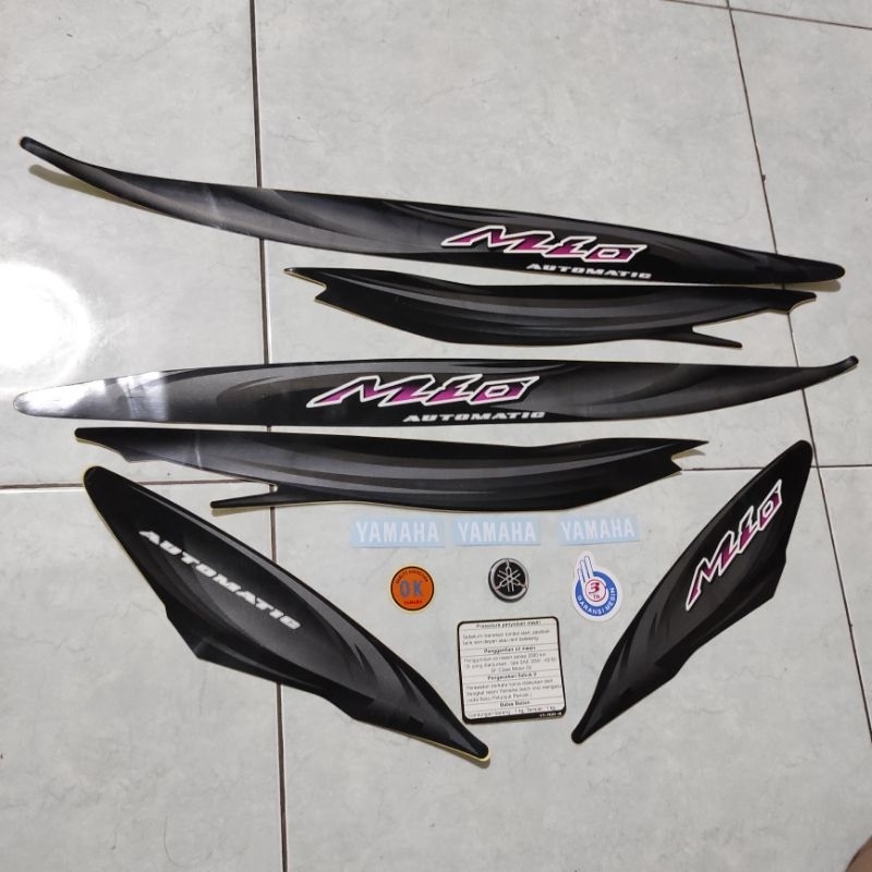 Stripping sticker striping decal graphic Yamaha Mio rim spokes 5TL 2006 ...