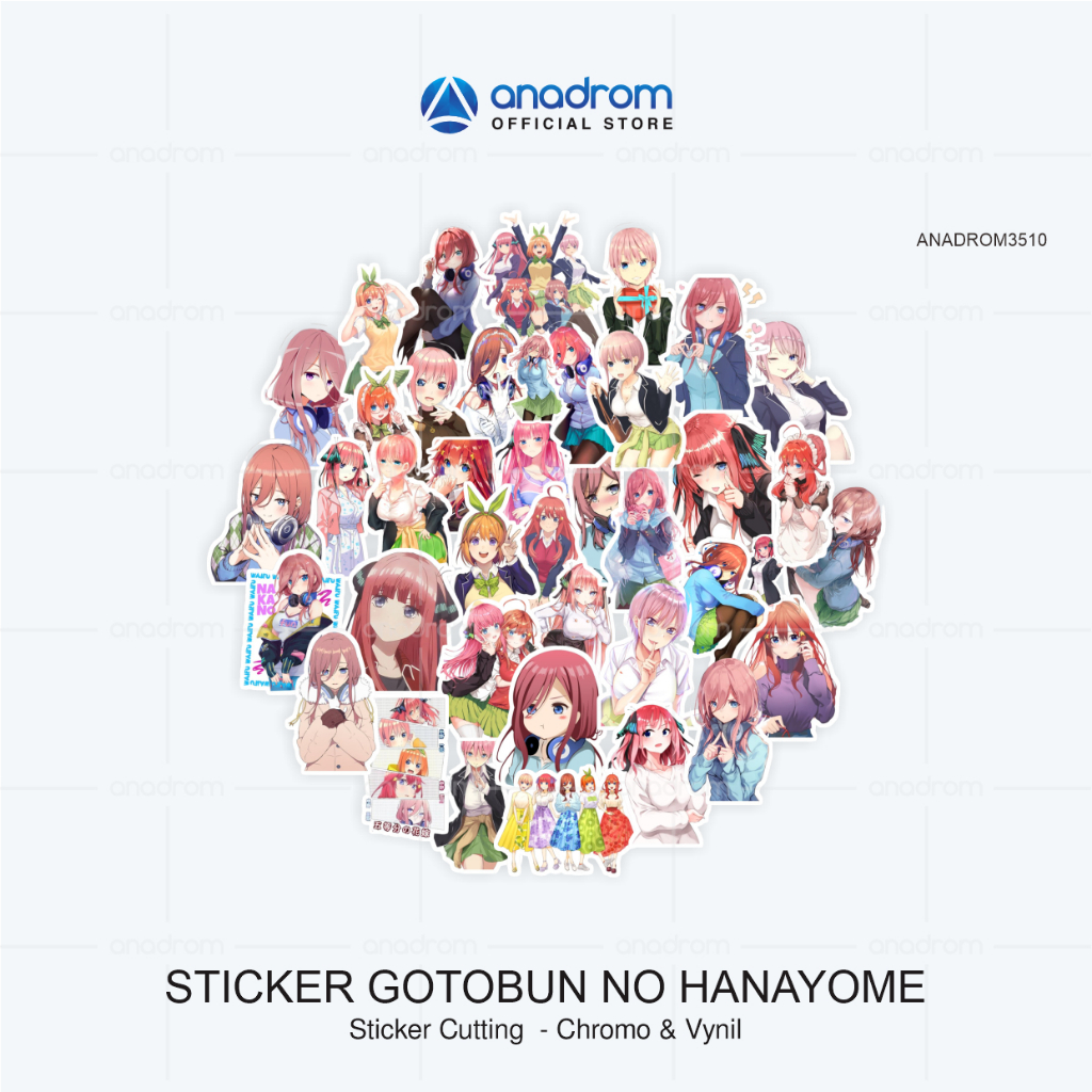 Gotoubun Hanayome Anime Sticker | Anime & Aesthetic Stickers | Anadrom ...