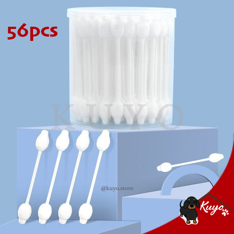 Pet Ear Cleaning Cotton Swab Dog Cat Grooming Cottonbud Animal Ear ...