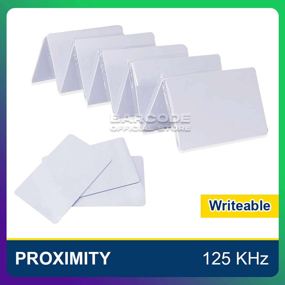 Writable Proximity 125 KHz Plain PVC ID Card Blank Card Rewritable ...
