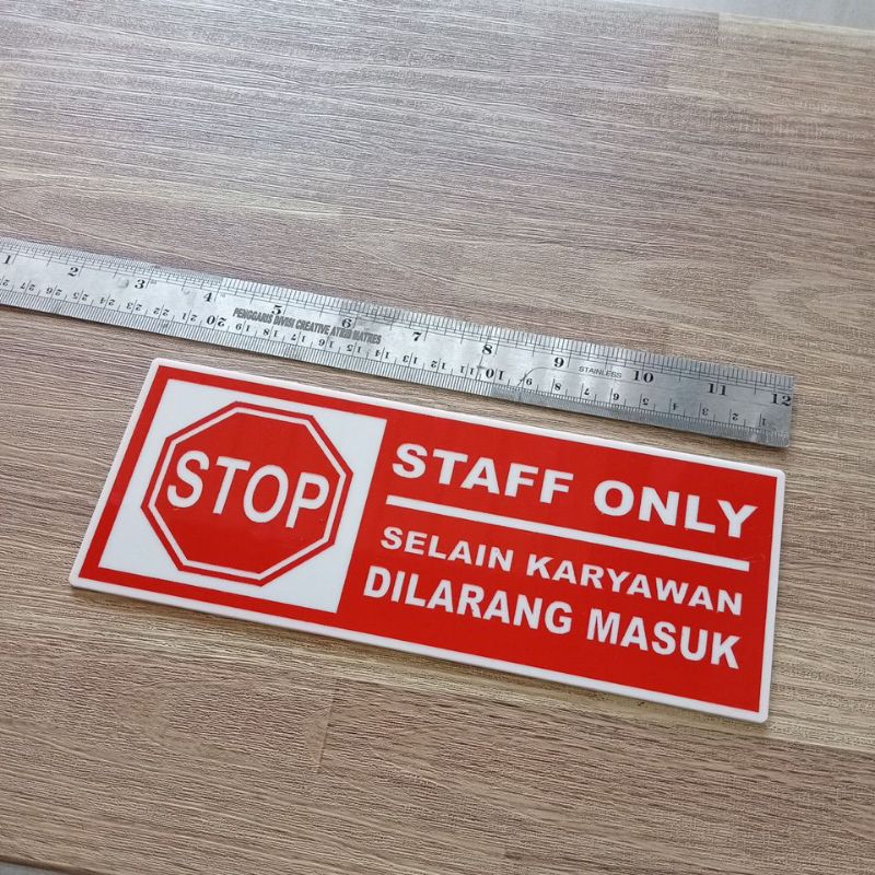 Signage Room marker labels for Staff Only exclusive | Shopee Philippines