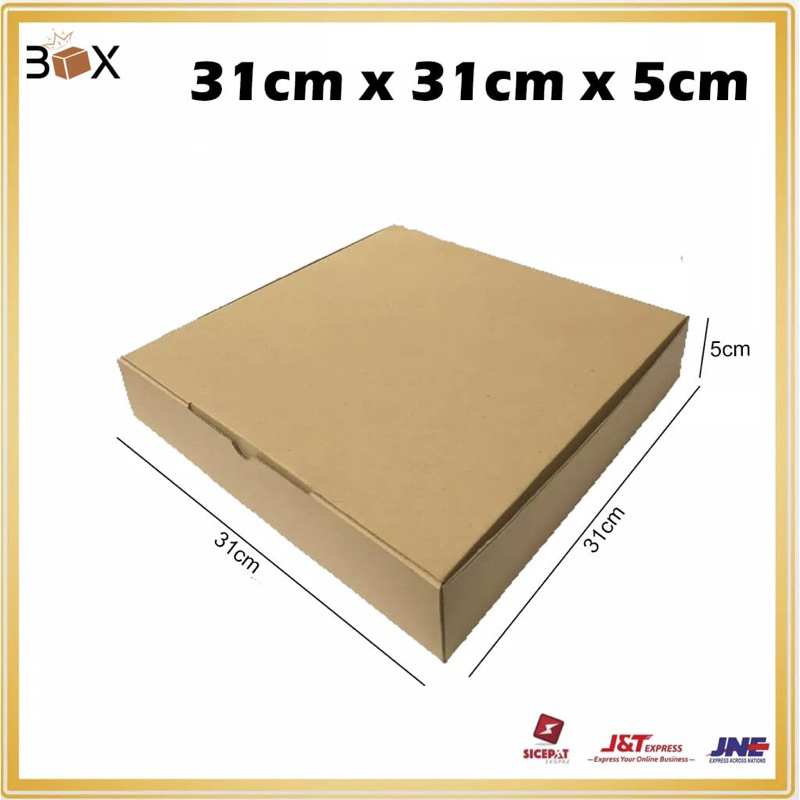 Cardboard Packing 31x31x5 cm New Plain Box | Box | Boxsliplock | Diecut ...