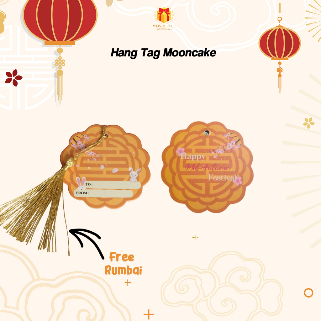Hang Tag Mooncake Festival/Mid Autumn (12Pcs) | Shopee Philippines