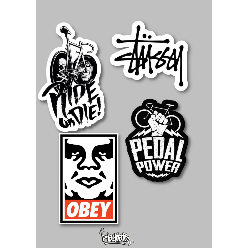 Sticker VINYL AESTHETIC STICKER 18PCS STICKER FIXED GEAR JAY JO WIND ...
