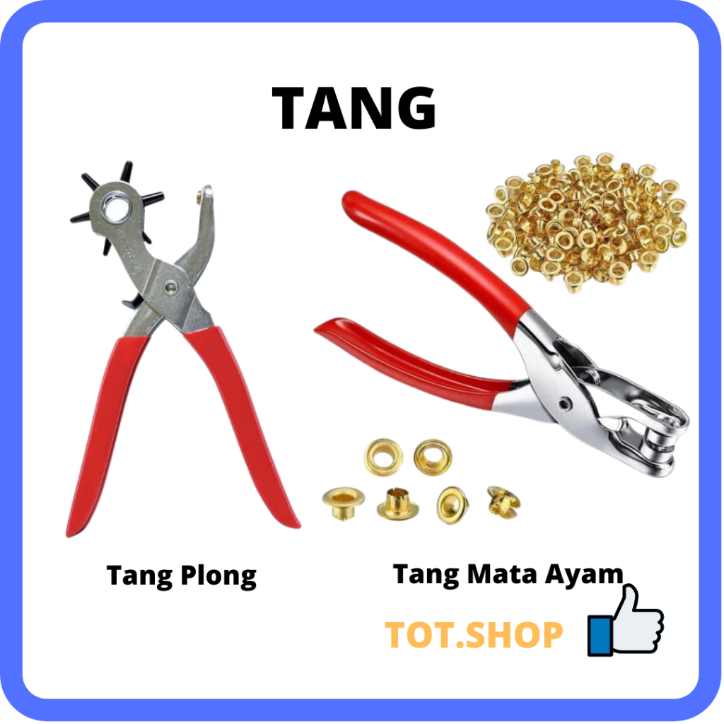 MATA Plong Pliers Chicken Eye Pliers Waist Belt / PLIER Hole Punch ...