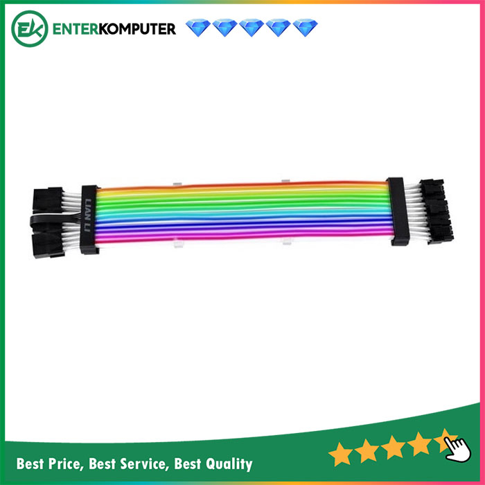 LIAN LI STRIGER PLUS V2 RGB TRIPLE 8 PIN PSU CABLE (RTX 30 Extensions ...