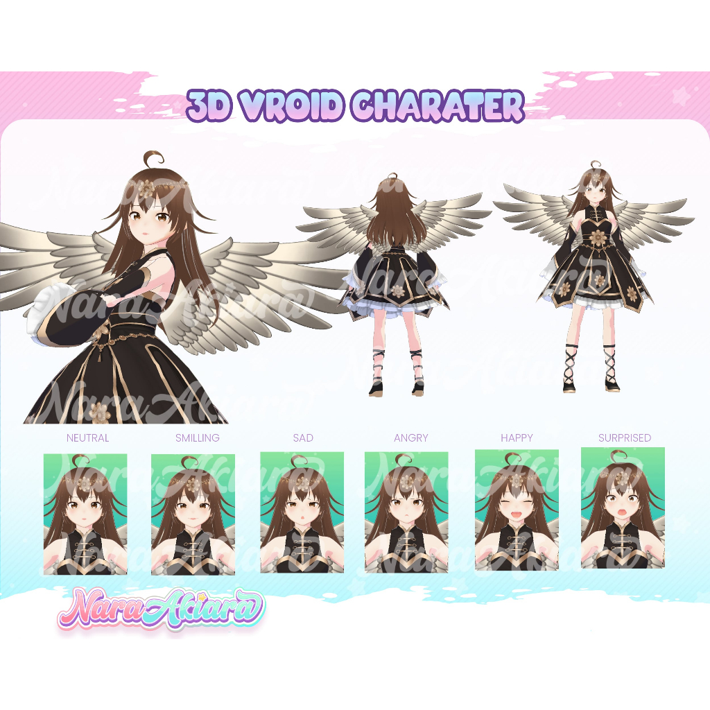 High Quality 3D Vroid Character Models Ready to Use, Vroids with ...