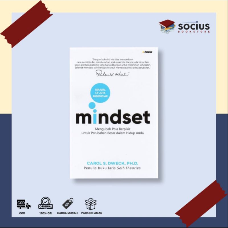 Personal Development Book [ORIGINAL] MINDSET - CAROL S. Dweck - Read ...