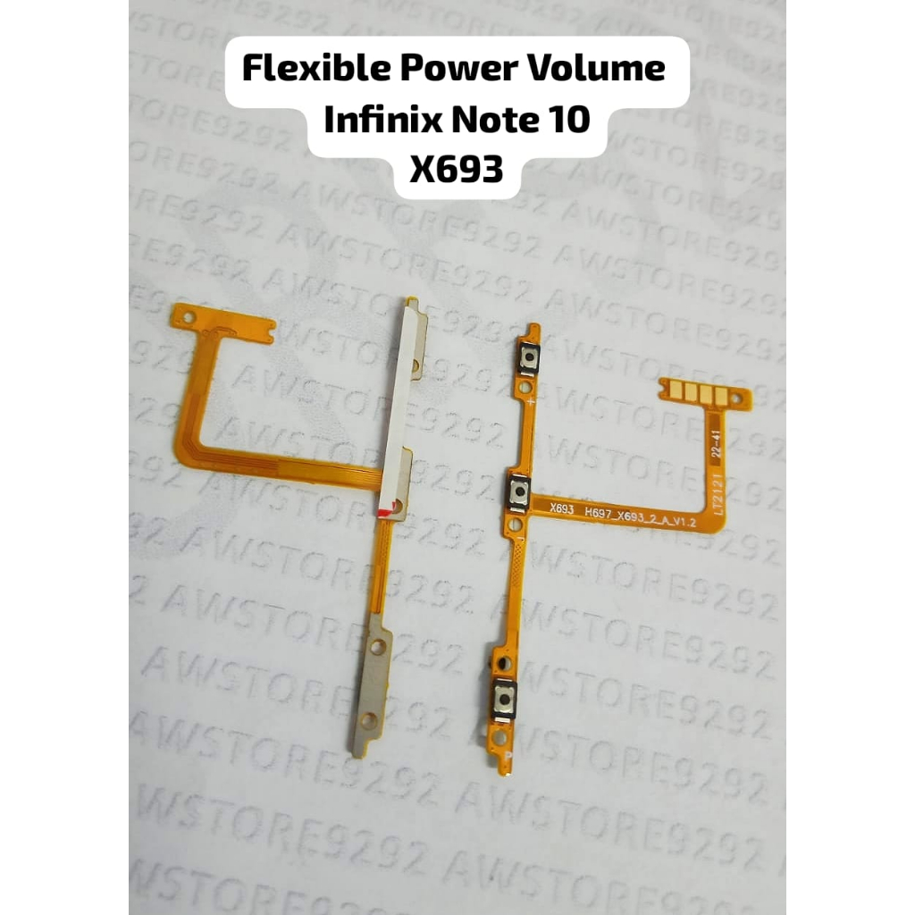 Flex Flexible Flexible Power On Off Volume Infinix Note 10 X693 | Shopee Philippines