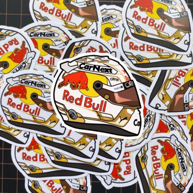 Vinyl Sticker F1 Max Verstappen Helmet 2022 | Shopee Philippines