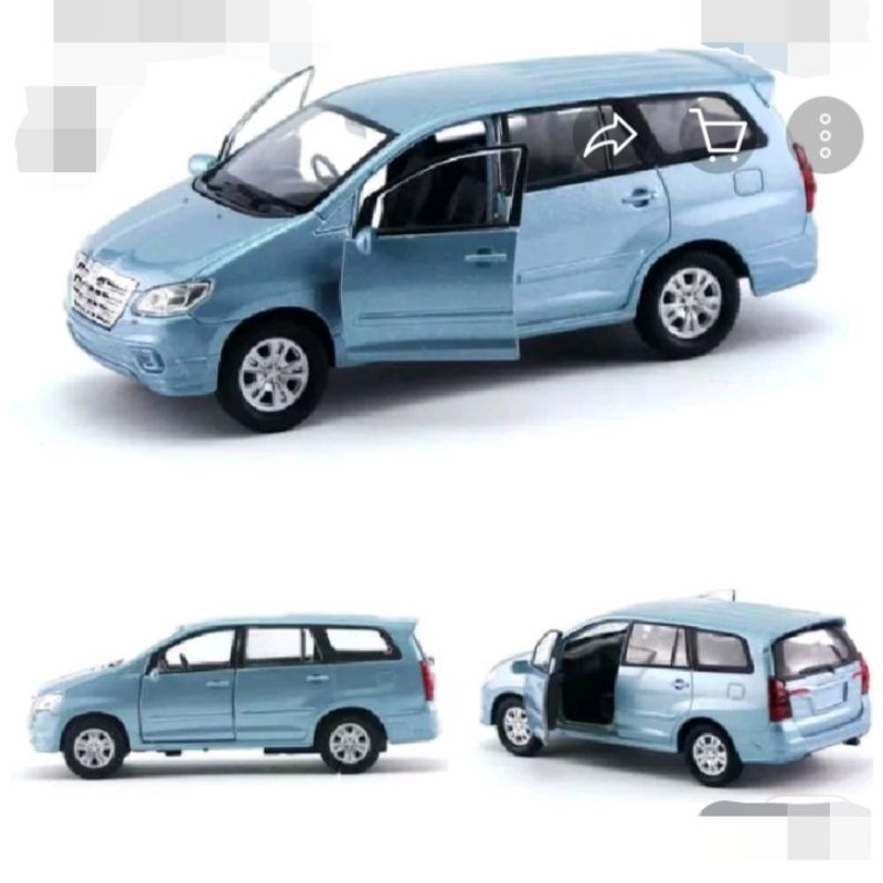 Diecast Welly 1/36 Toyota kijang Innova metal iron children's toy ...