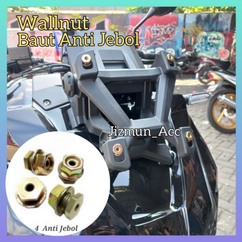 Anti-break Nut Bolts ADV Walnut Anti-Break Nut Bolts Windshield ADV 160 ...