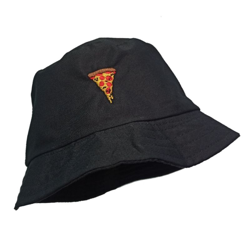 Embroidered Pizza Emoticon Emoji Custom Snapback 5 Panel Baseball Cap ...