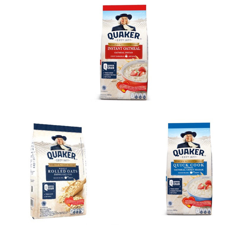 Quaker Instant Oatmeal / Quick Cooking / Rolled Oats / Festive Instant ...