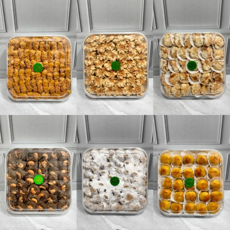 Assorted Eid Cakes Nastar Kayza Sago Cheese Snow White Wijsman Premium ...