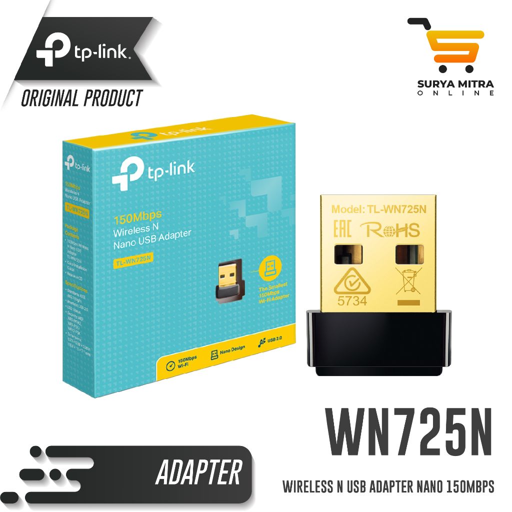 Usb Wifi Nano TP-Link TL-WN725N 150Mbps | Shopee Philippines
