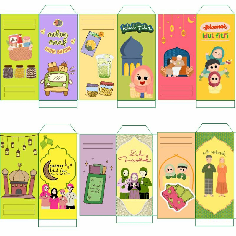 Jumbo Long Eid Envelope Hari Raya Kraft Envelope | Shopee Philippines