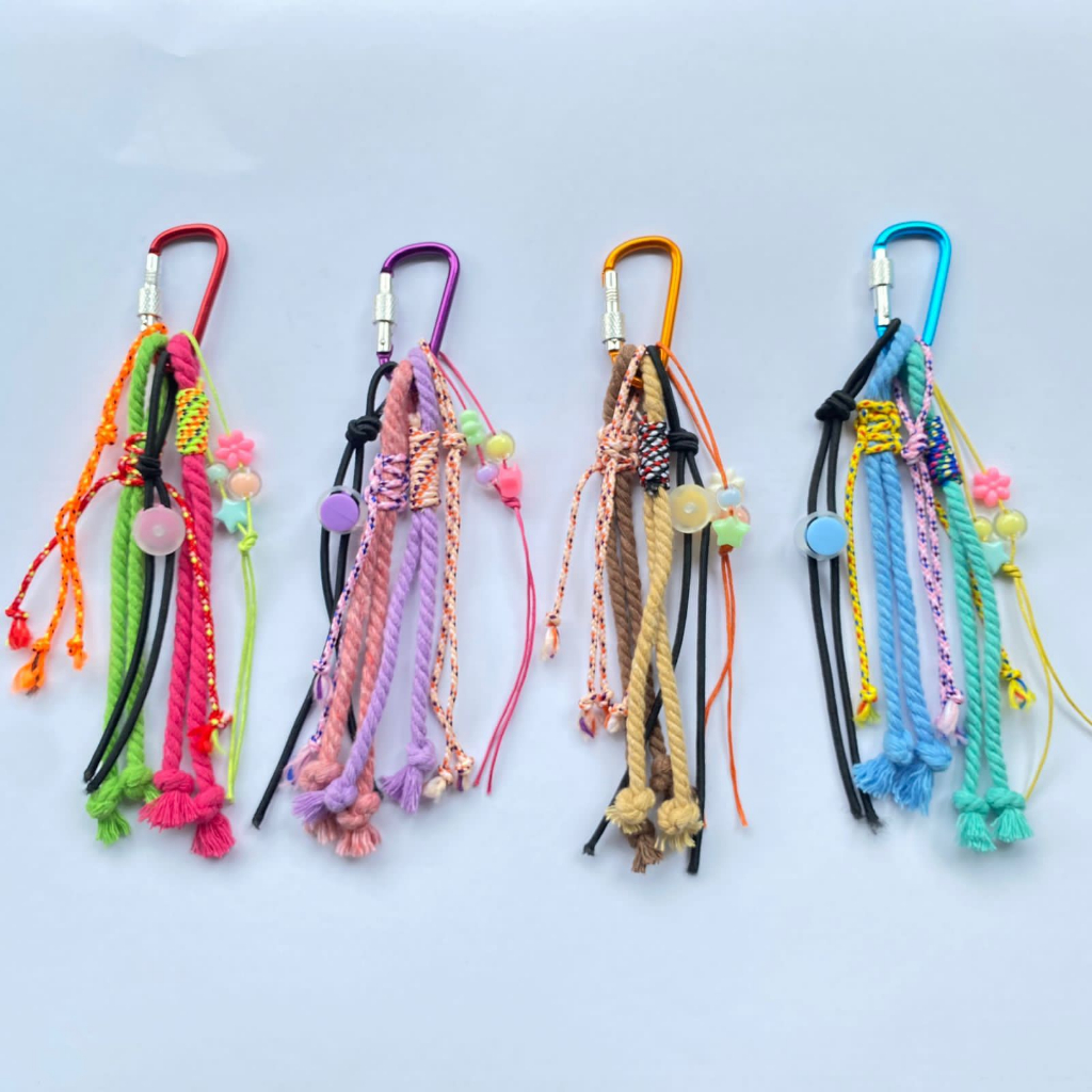 Bag Charm/Carabiner Bag Charm/Bag Strap/Keychain/Bags Charm Handmade ...