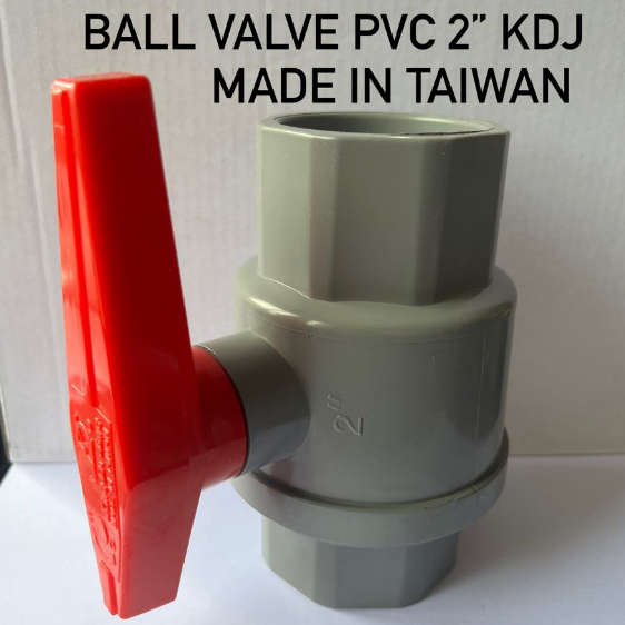 Kdj 2 inch PVC Ball Valve Made in Taiwan | Shopee Philippines
