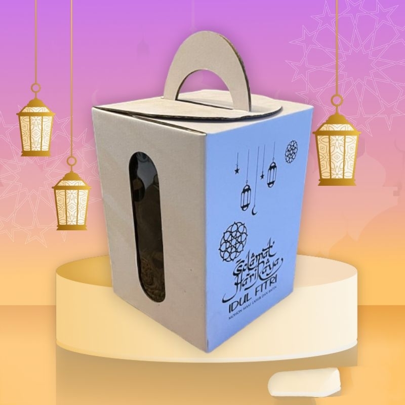 PUTIH White box With Eid Nuance Size 500GR Contains 3 - parcel box ...