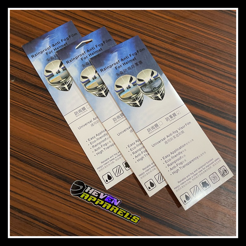 Pinlock antifog universal Waterproof tear off anti air | Shopee Philippines