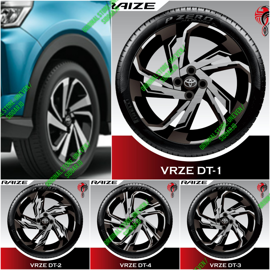 Toyota RAIZE VELG STICKER | Shopee Philippines