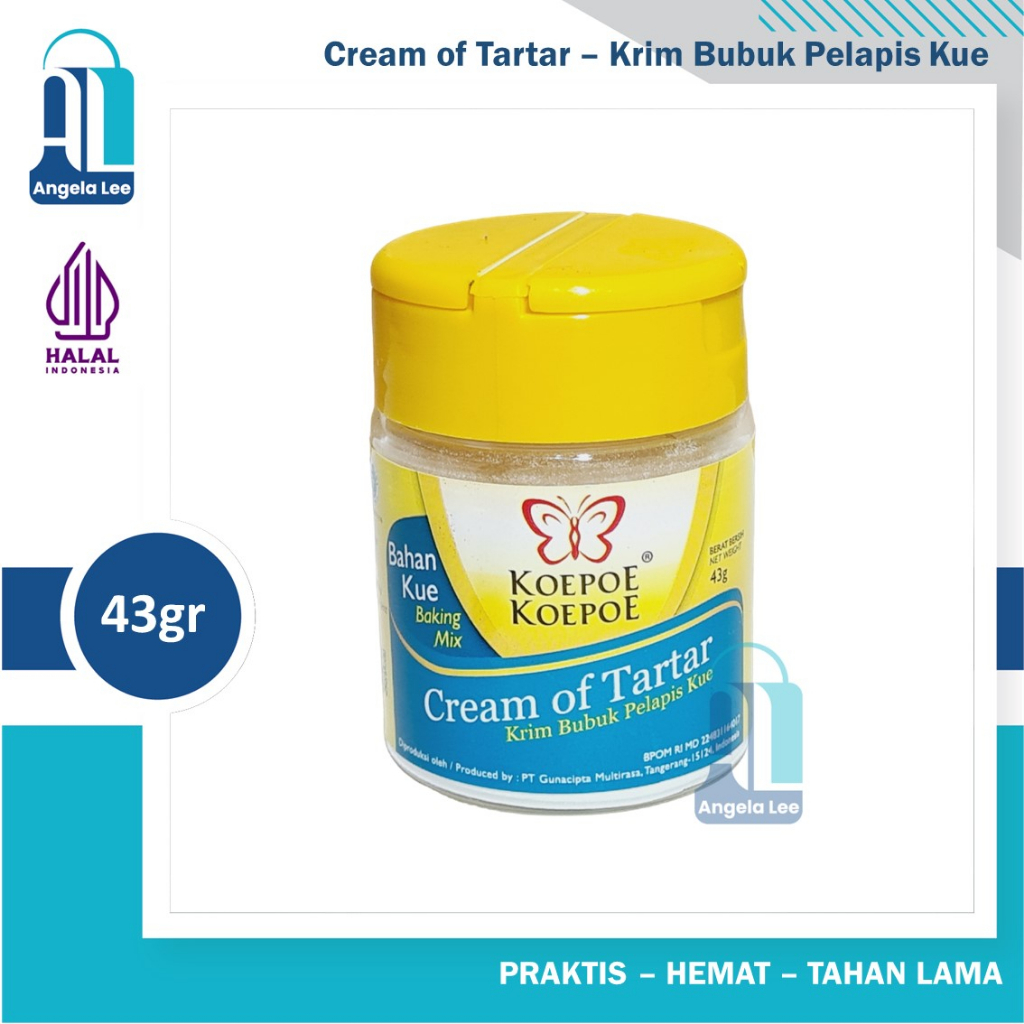 Koepoe Koepoe Cream of Tartar Tar Cake Coating Powder Cream Baking 43gr ...