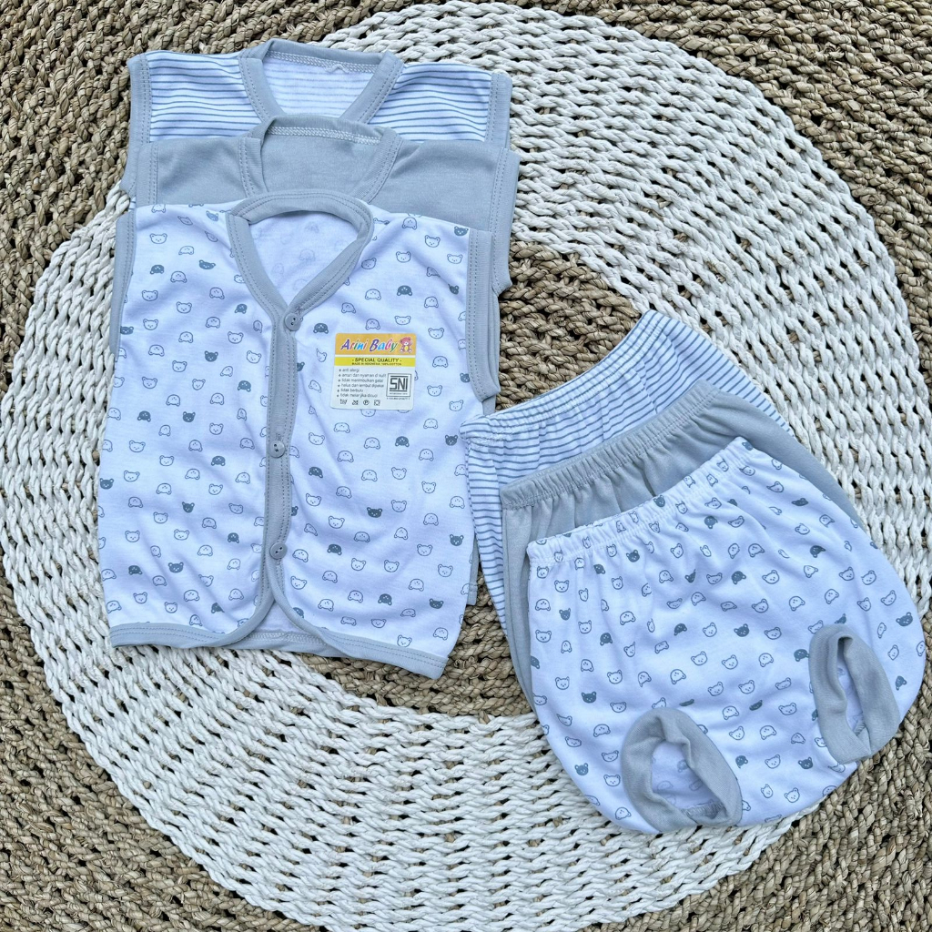 3 PCS Baby Pop Sleeve Shirt + Baby Pop Pants Baby Top Newborn Clothes ...