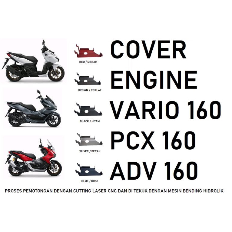 MESIN Honda Vario 160, PCX 160, ADV 160 Engine Cover Engine Cover ADV ...