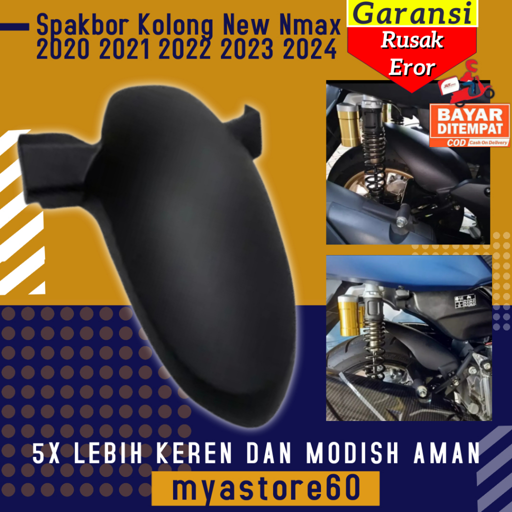 MESIN Fender Under New N max New Convex Fender Engine Hugger Nmax New ...