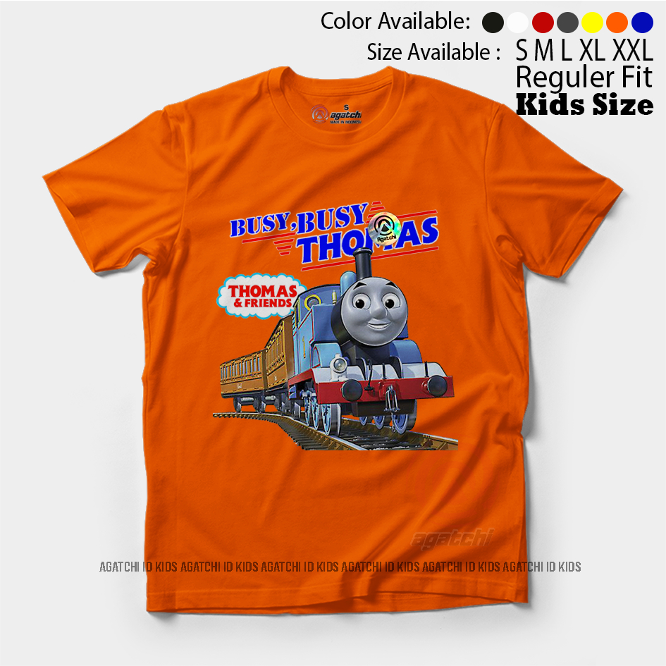 Thomas and Friend Train Agatchi Boys Tops T-Shirt | Shopee Philippines