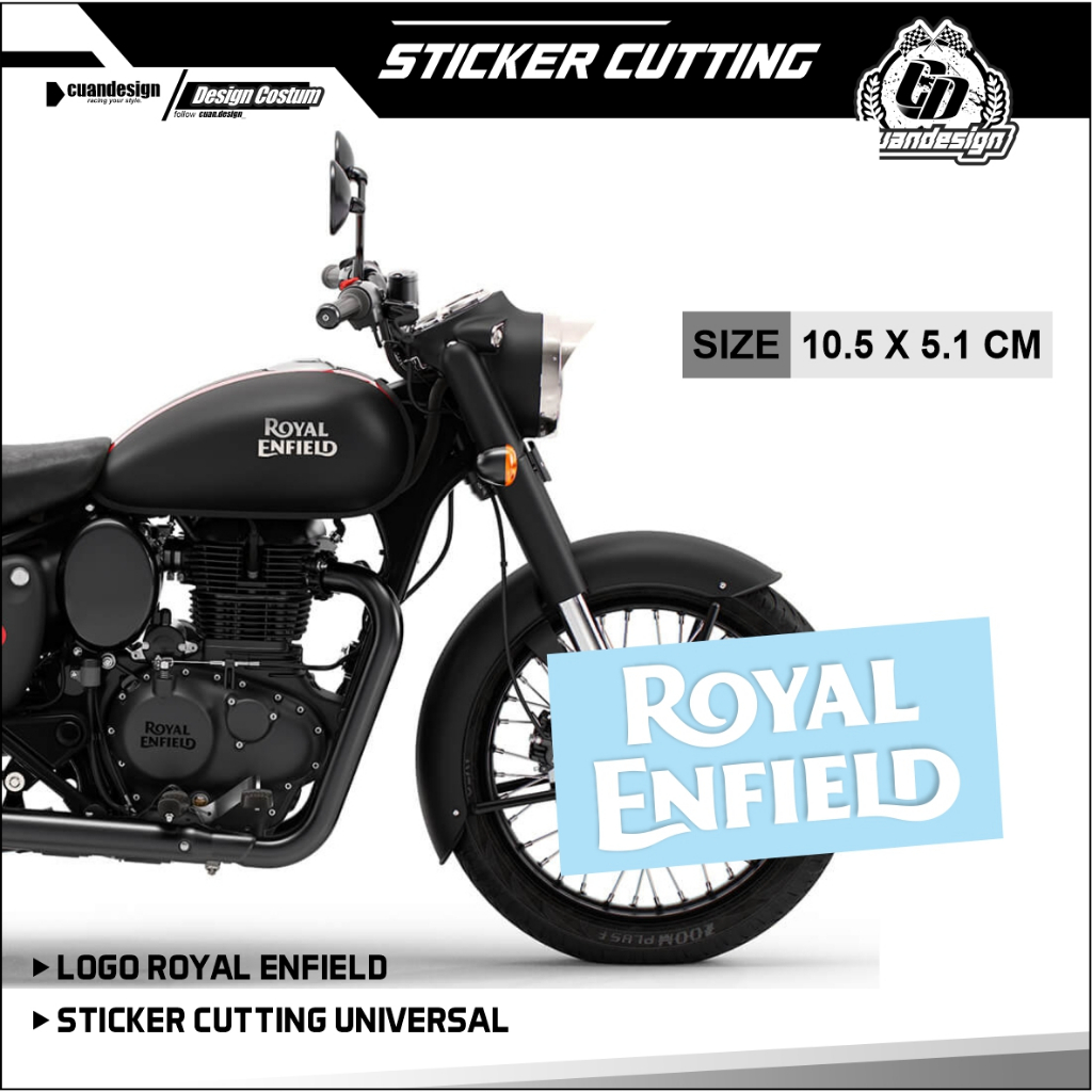 ROYAL ENFIELD STICKER [CUT STICKER] ROYAL ENFIELD STICKER | MOTORCYCLE ...
