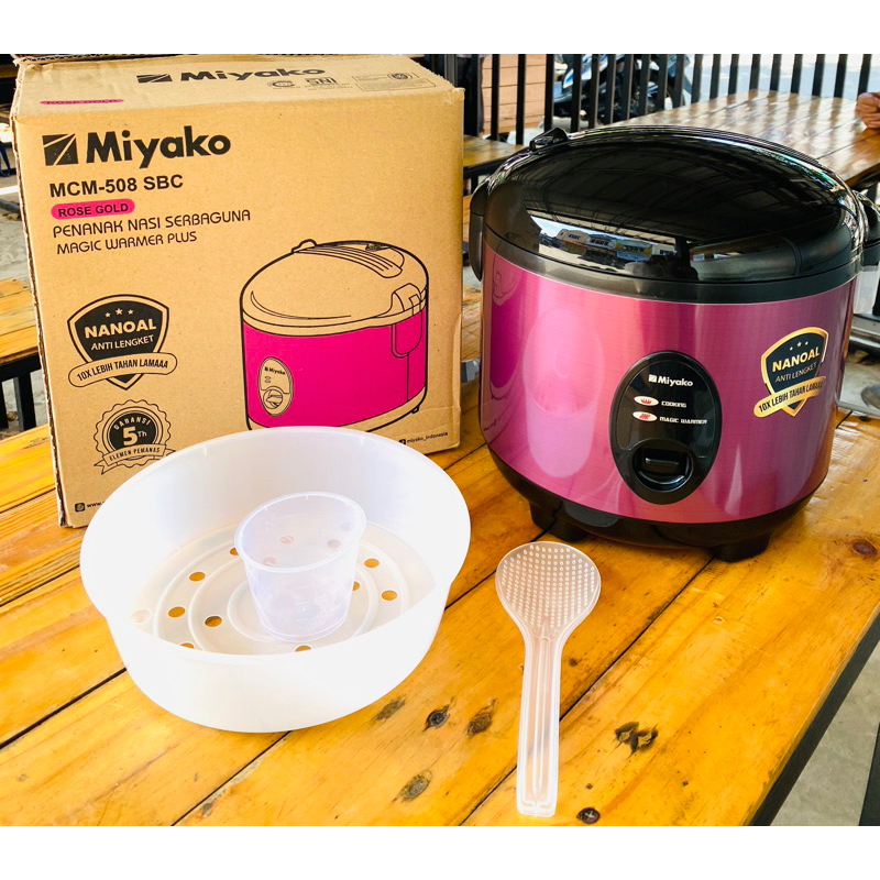 Miyako Magic Com MCM-508 SBC Magic Com rice cooker Capacity 1.8 Lt (Non ...