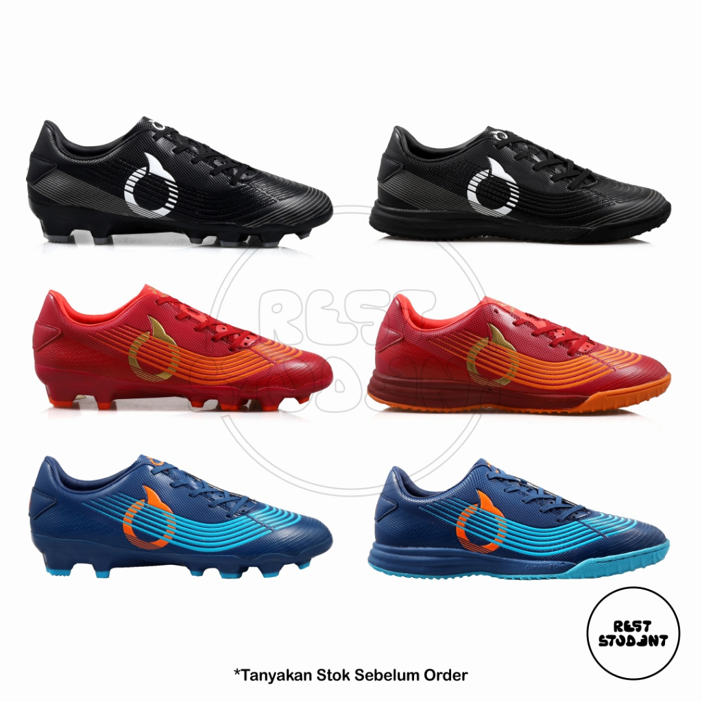 Forte Magnus FG IN Shoes - Black Gray White | Crimson Ortrange Gold ...