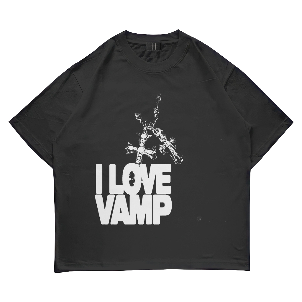 MEGABLAST – I LOVE VAMP VINTAGE OVERSIZE COMBED 24S T-SHIRT | Shopee ...